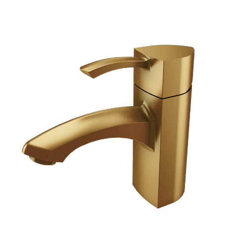 Arizona Single Lever Basin Mixer Brushed Gold